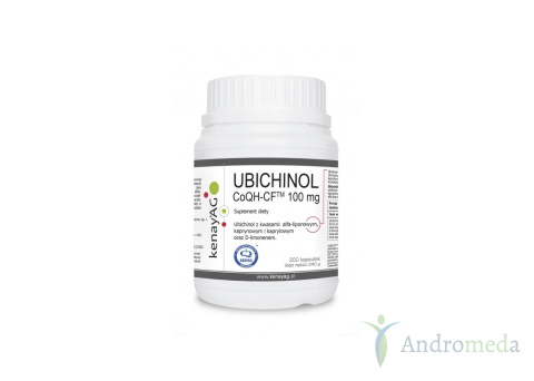 Ubichinol coqh-cf 100 mg 300 kapsułek kenay - Bio sklep Andromeda